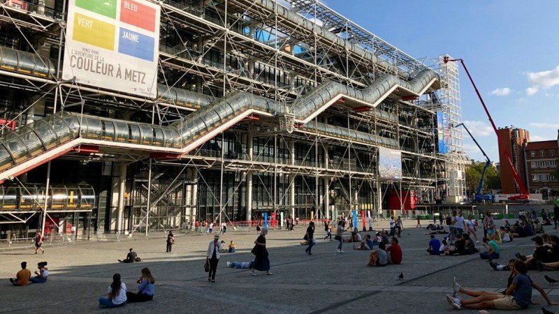 Centrum Pompidou - sztuka współczesna w Paryżu